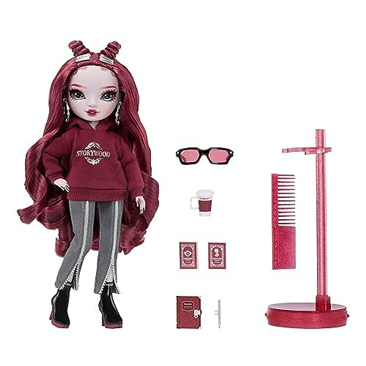 Rainbow High Shadow High Scarlett - Red Fashion Doll. Fashionable Outfit & 10+ Colorful Play Accessories. Great Gift for Kids 4-12 Years Old & Collectors