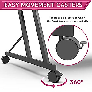 Acme Suitor Wooden Top Music Recording Studio Desk with Keyboard Tray in Black