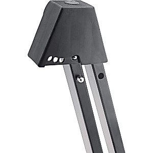 K&M Konig & Meyer 17541.013.55 Guitar Stand | Sturdy Heavy Duty Protective Rubber Covered Adjustable Frame | Folds Flat Portable | Fits Acoustic Guitars | For Adult and Youth Musicians | Black
