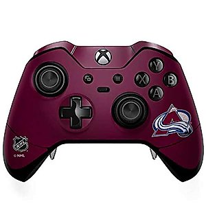 Skinit Decal Gaming Skin compatible with Xbox One Elite Controller - Officially Licensed NHL Colorado Avalanche Distressed Design