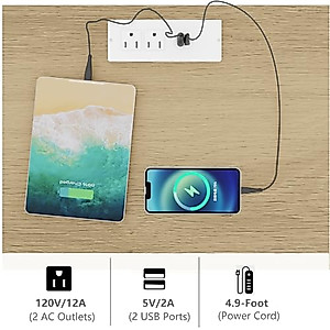 Irontar Nightstands Set of 2, Night Stands with Charging Station & Rattan Drawer, Boho Style Bed Side Tables with Solid Legs, Accent End Table with Open Storage for Bedroom, Natural BZZ007ME02