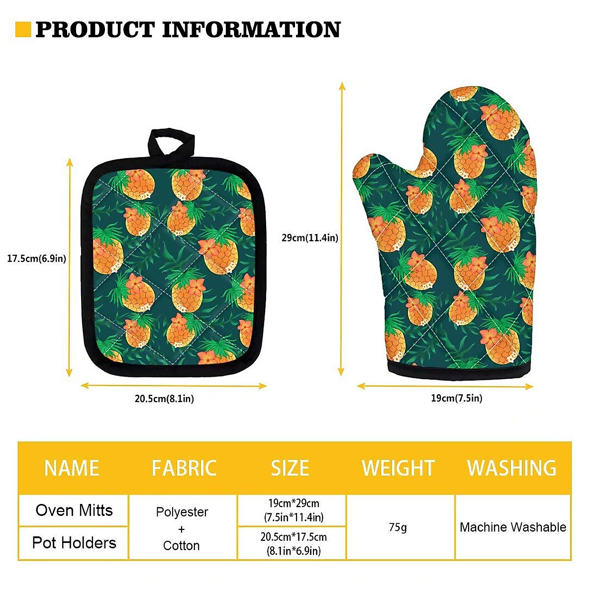 GIFTPUZZ Punk Pile of Skulls Pot Holders and Oven Mitts 2pcs Set Heat Resistant Kitchen Set for Cooking Baking Grilling Barbecue Purple Black