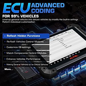 Autel MaxiCOM MK908 II w/ $60 MV108S, AutoScan 2.0, 2024 Upgraded of MK908/ MaxiSys MS908S MS906 PRO MS906BT, Advanced ECU Coding Adaption, Active Test, 36+ Services, Support BT506 MV108S FCA AutoAuth