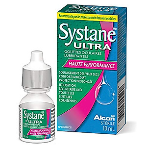Systane Ultra Lubricant Eye Drops, High Performance 0.33 fl oz (10 mL) - Twin Pack