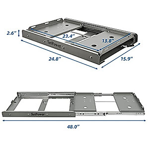 Setpower Slide Mount for AJ Series Portable Refrigerator Freezer, Designed AJ30, AJ40, AJ50