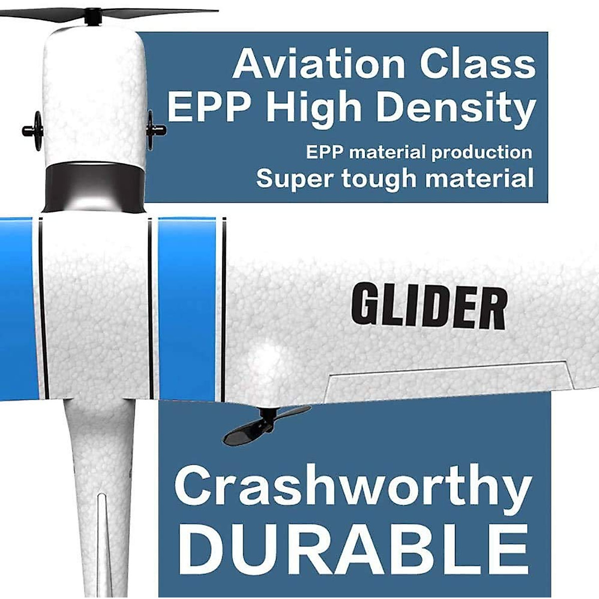 RC Plane, 2 Channel Remote Control Airplane Ready to Fly, RC Airplane Built in 3-Axis Gyro, Easy to Fly Remote Control Plane for Kids Boys Adult Beginner