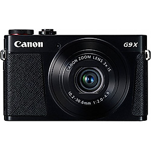 Canon PowerShot G9 X Digital Camera with 3x Optical Zoom, Built-in Wi-Fi and 3 inch LCD (Black)
