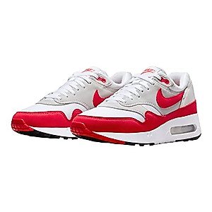 Nike Air Max 1 '86 Og Womens Shoes Size - 8 White/University Red