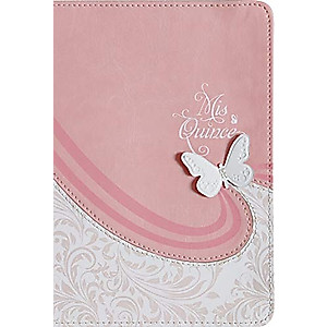 Reina Valera 1960 Biblia Mis Quince, rosa y blanco símil piel | RVR 1960 Mis Quince Bible, Pink/White, LeatherTouch (Spanish Edition)