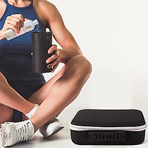 Newtay Travel Powder Container Set Include Powder Container, Protein Powder Funnel, Spoon and Stickers, Portable Protein Powder Supplement Container Protein Powder Dispenser with Case for Workout