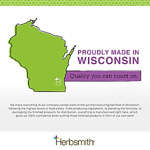 Herbsmith July Third - Canine Calming Chews - Calming Herbs for Dogs - Anxiety Supplements for Dogs - 30ct Large Chews