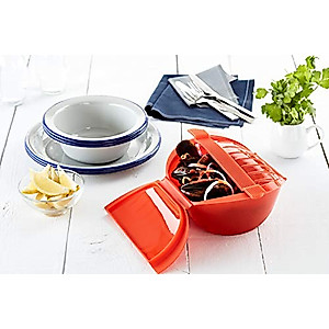 Lekue Ogya Microwavable Pot, Model # , X-Large, Red