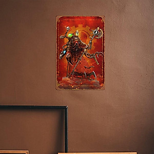 Adeptus Mechanicus 4 physical culture Poster Signs 8 x 12 Inch Decor Funny Chic Art Wall Decort Home Yard Signs Bar Hotel Cafe Pub Indoor Outdoor restauran