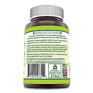 Herbal Secrets Pomegranate Extract 250 Mg 120 Veggie Capsules Supplement | Non-GMO | Gluten Free | Made in USA