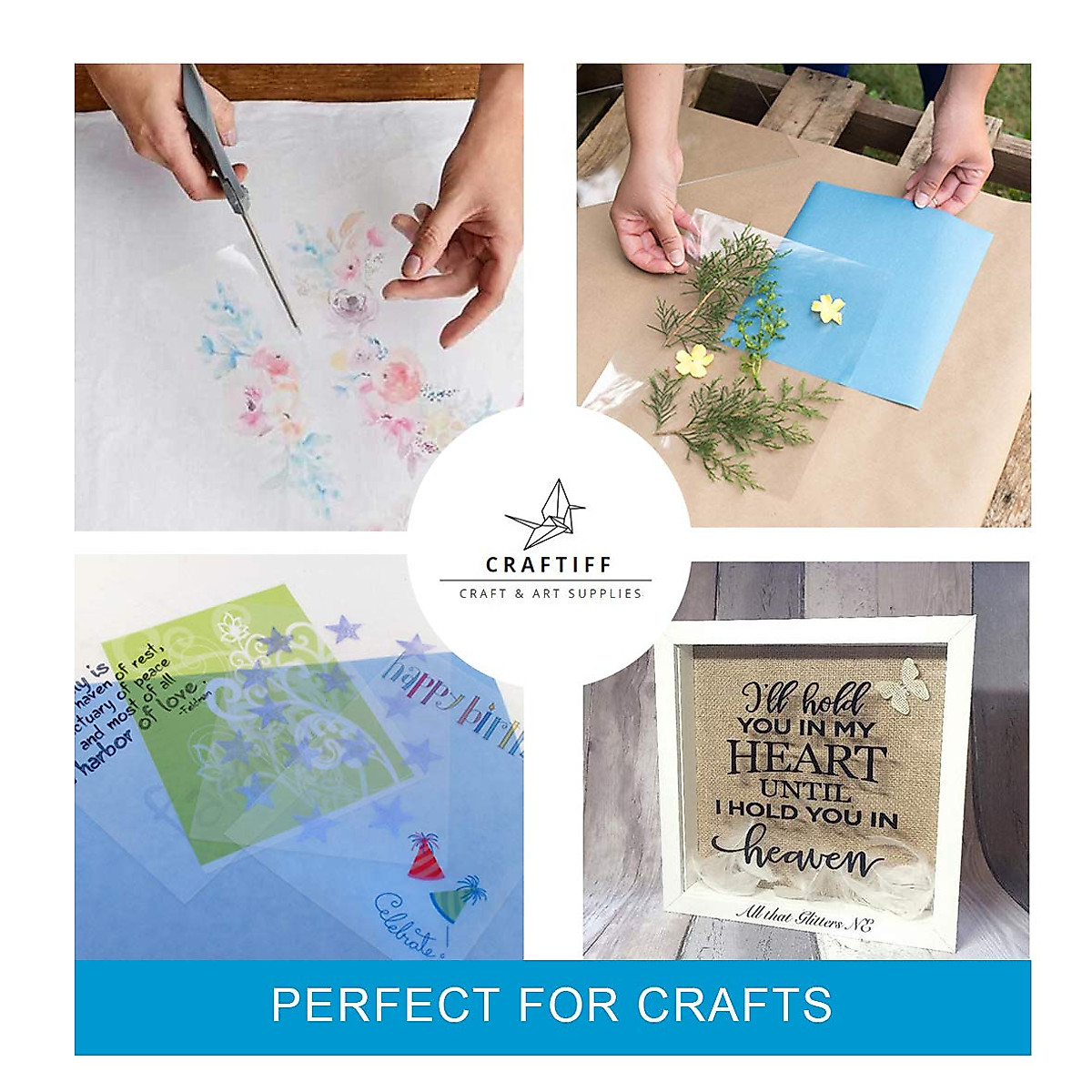 Ohp Clear Printable Transparency Film 8.5 x 11 Inches for Overhead Projectors, for Laser Printers - 40 Sheets