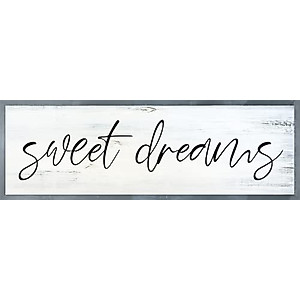 Sweet Dreams Sign over the bed master bedroom Sign decor