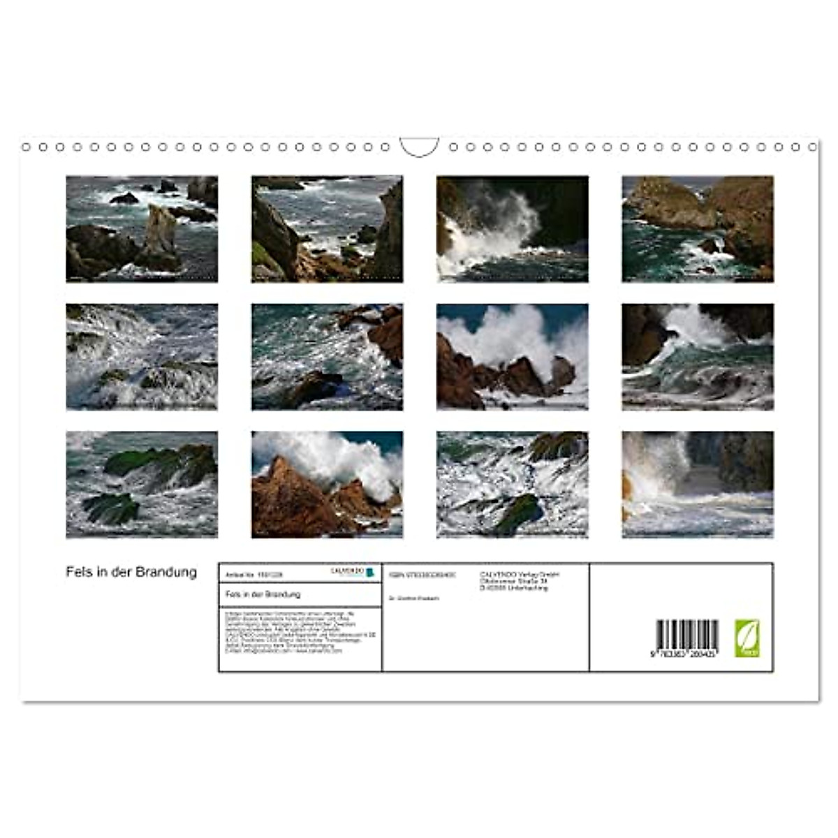 Rock in the surf (Wall Calendar 2024 DIN A3 Landscape), CALVENDO 12 Month Wall Calendar