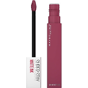 Maybelline Super Stay Matte Ink Liquid Lipstick Makeup, Long Lasting High Impact Color, Up to 16H Wear, Savant, Rose Pink, 1 Count