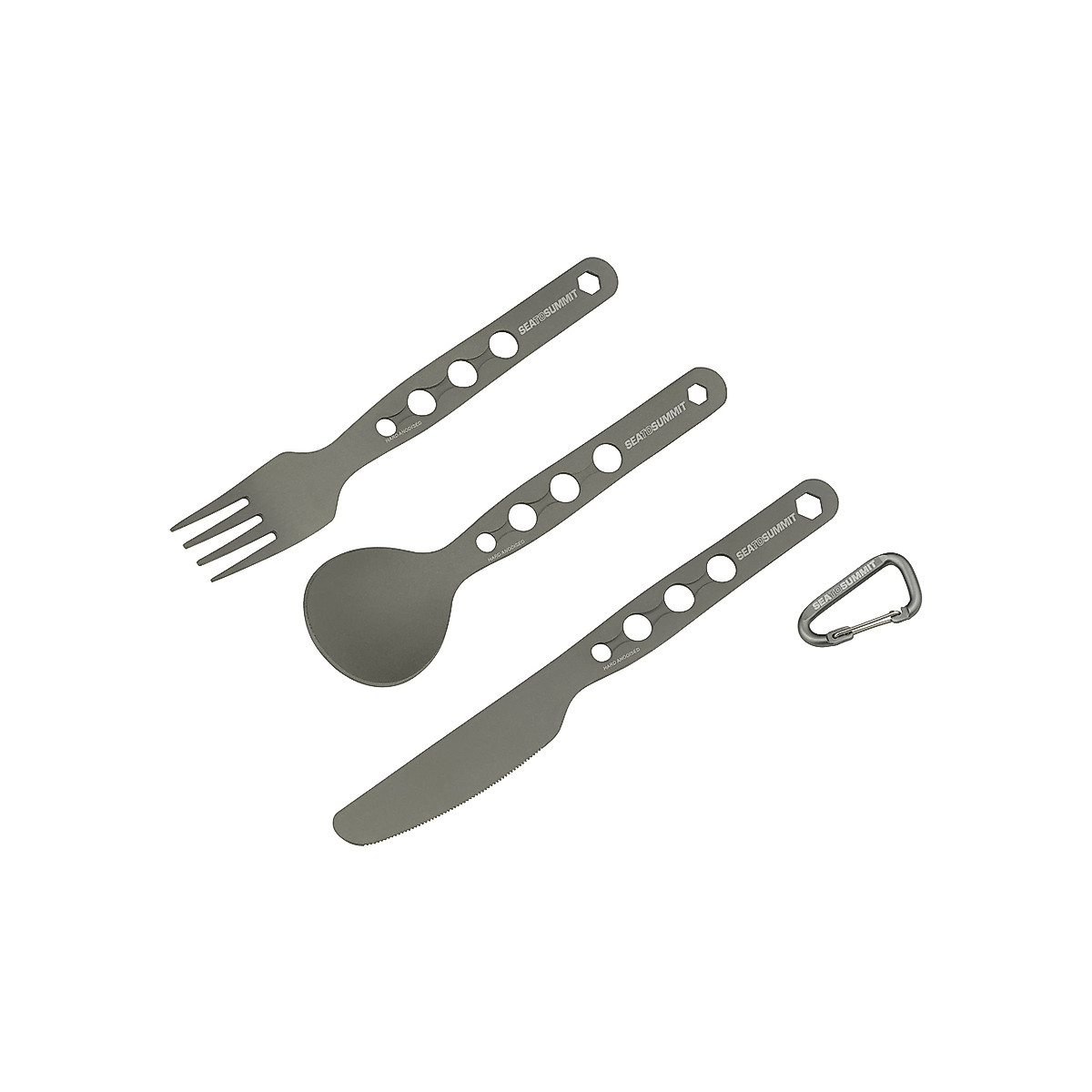 Sea to Summit Alpha Set Camping Cutlery Set with Knife, Fork, and Spoon