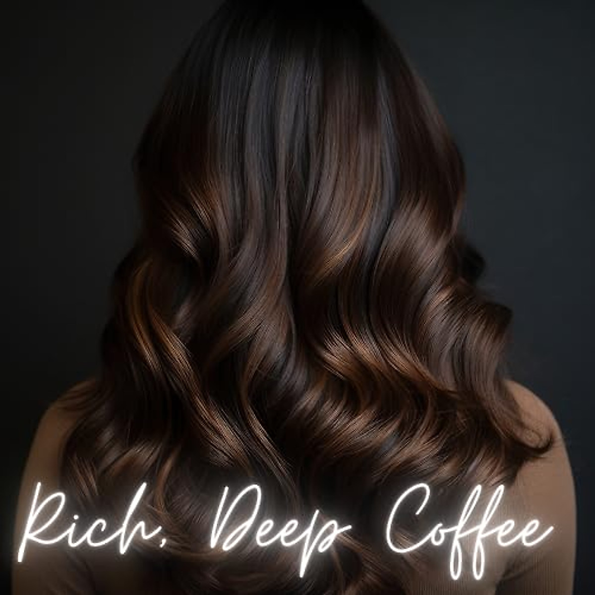 Watercolors Semi Permanent Color Depositing Shampoo. Sulfate & Paraben Free to Maintain & Enhance Hair Color 8 fl oz - BLACK COFFEE