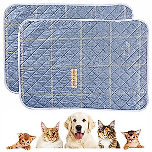 Tfwadmx Guinea Pig Cage Liners Washable Guinea Pig Pee Pads Waterproof Reusable Rabbit Bedding Mat Super Absorbent Pee Pad Anti-Slip Bottom Cage Accessories for Small Animals 