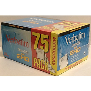 Verbatim DataLife MF 2HD 3.5" Diskettes (75-Pack)