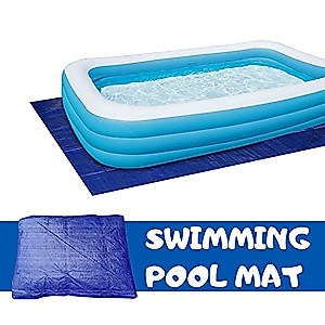 Rectangle Protection Above Ground Swimming Pool Cover for Garden Outdoor Paddling Family Pools for Winter Pool CoverAbove Ground Swimming Pool Cover Inflatable Swimming Pools Cover Easy Set