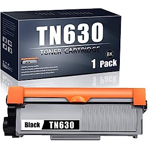 TN630/TN-630(Black,1-Pack) Compatible Toner Cartridge Replacement for Brother HL-L2305W HL-L2300D HL-L2315DW HL-L2320D MFC-L2685DW MFC-L2680W MFC-L2700DW DCP-L2540DW DCP-L2520DW Printers.