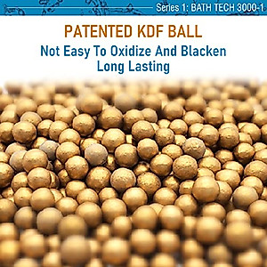 Tylola Showers-KDF55 Bathtub Ball Filter For Tub Faucet.Remove Chlorine&Heavy Metals.Silicone Shell, Natural Skin-Friendly.Includes 2 Filter Cartridges.Make Enjoying The Bath a Habit!Bath Tech 3000-1