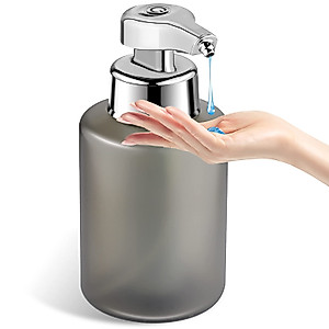 Automatic Liquid Soap Dispenser + Versatile 7.5" Silicone Resin Tray