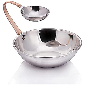 Generic Chip and Dip Two Pieces Family Size Serving Tray, Fruit, Salad, Appetizer Decorative Dish Set. Stainless Steel Snacks Bowl, Nacho Kitchen Set. Shrimp, Fruit, Salad, Taco Party Platter.