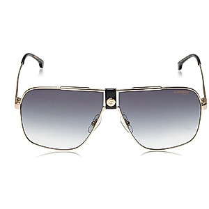 Carrera Carrera 1018/S 2M2 Gold Metal Aviator Sunglasses Green Gradient Lens, 63-11-145