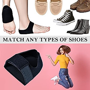 Plantar Fasciitis Heel Cups, Heel Cups for Heel Pain(4PCS), Heel Protectors for Plantar Fasciitis Relief, Adjustable Heel Pads for Heel Pain Relief, Achilles Tendinitis, Heel Spur (Black, L Size)