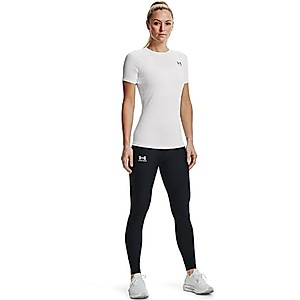 Under Armour Women's HeatGear Compression Short-Sleeve T-Shirt, White (100)/White, XX-Large