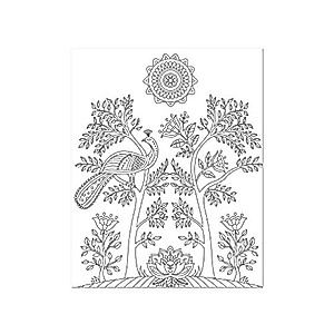 Color & Frame - In the Garden (Adult Coloring Book)