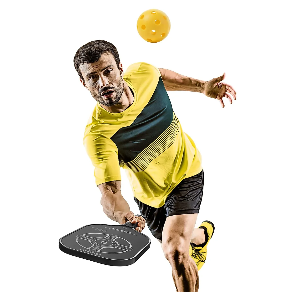 Quantum Pickleball Paddle JC003 - Featherweight Carbon Friction Textured Surface with High Grit & Spin and Agility, Super Lightweight Pickleball Rackets with Highly Flexible and Fast Shot