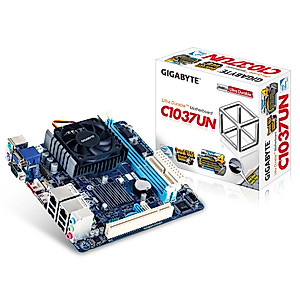 Gigabyte GA-C1037UN Combo NM70 CELERON C1037 MAX-16GB DDR3 MITX PCIE VID
