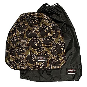 Eastpak x Hundreds Unisex Camo Green 24L Padded Pak'r 98D Backpack Bag