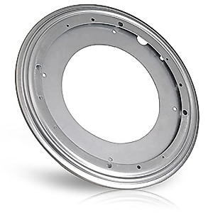 12-Inch Heavy Duty Lazy Susan Hardware, 6.3/16'' Thick Rotating Bearing Plate with 1000lbs Capacity, Lazy Susan Turntable Bearing for 360 Degree Rotating Table, Serving Tray