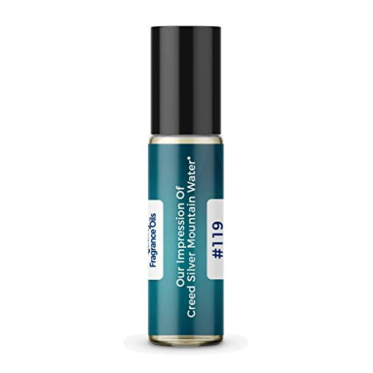 Quality Fragrance Oils' Impression #119, Compatible with Silver Mountain Water for Men (10ml Roll On)