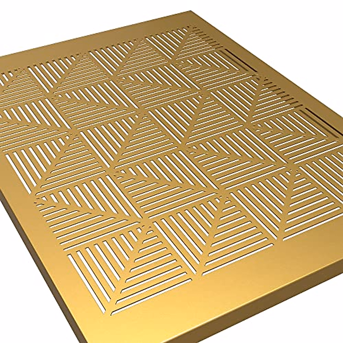 Yusong Narrow End Table, Small Gold Side Table for Small Spaces, Standing Metal Shelf, Night Stand Bedside Table for Bedroom, Sofa Couch Tables for Living Room, Gold