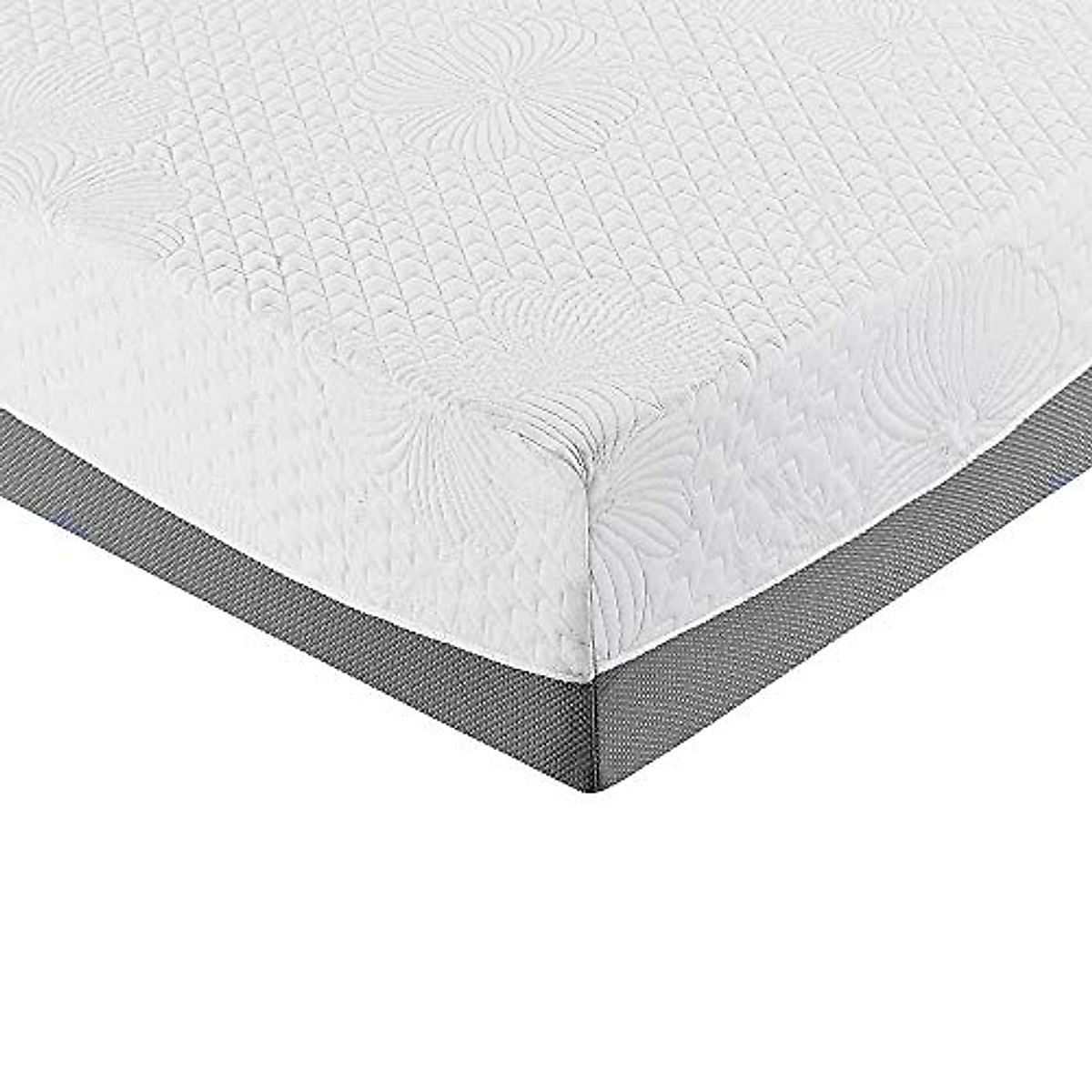 Olee Sleep 10 Inch Gel Layer Top Memory Foam Mattress - Queen, Medium Plush