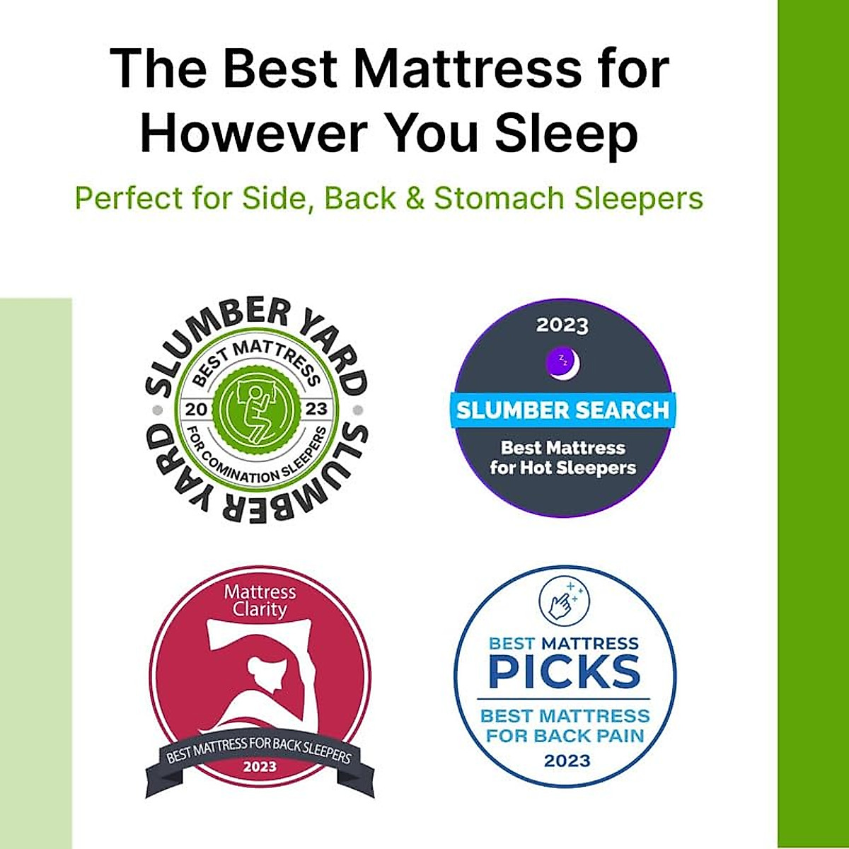 GhostBed Luxe 13 Inch Cool Gel Memory Foam Mattress - Cooling Technology & Comforting Pressure Relief, Full