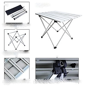 DOUBAO Camp Table, Portable Folding Camping Table with Carry Bag for Outdoor, Fishing & Picnic