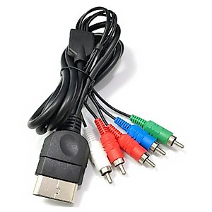 OSTENT Component Audio Video HDTV AV Cable for Microsoft Xbox Old Generation Console