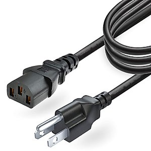 T POWER 4 FT Long 3 Prong AC Power Cord for Instant Pot Pressure Cookers, Rice Cookers, Soy Milk Makers, and Other Kitchen Appliances Power Cord Model PC-WAL1 3pin