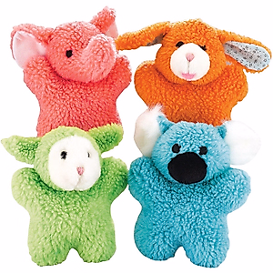 Zanies Cuddly Berber Baby Elephant Dog Toys, Pink 8-Inch