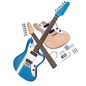 StewMac DIY Build Your Own Offset Trem Electric Guitar Kit - New for 2022! (101260)