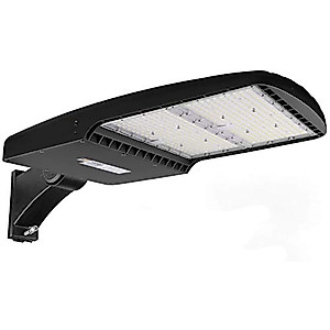 300W LED Parking Lot Light - 42000Lm Led Shoebox Pole Lights 5700K - Replaces 1000W Metal Halide - LED Street Light for Outdoor Area Lighting - Arm Mount - 100-277Vac(UL-Listed)