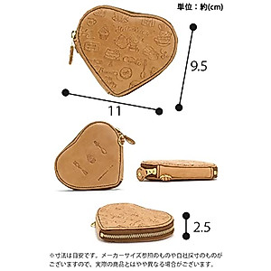 Sanrio Hello Kitty Fresh No.87070 Genuine Leather Coin Case, Coin Purse, Mini Wallet, Cowhide Leather, Women's, Hello Kitty Fresh Series, biege